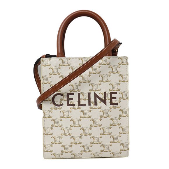 Celine | Bags | Celine Mini Vertical 2way Shoulder Bag White ...